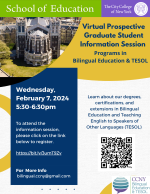 Bilingual Education & TESOL Programs